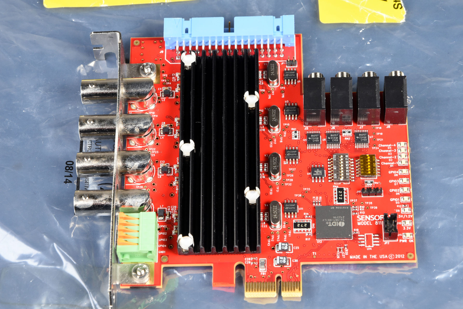 Sensory Model 811 4-channel frame grabber – Gearwise – AV & Stage Equipment