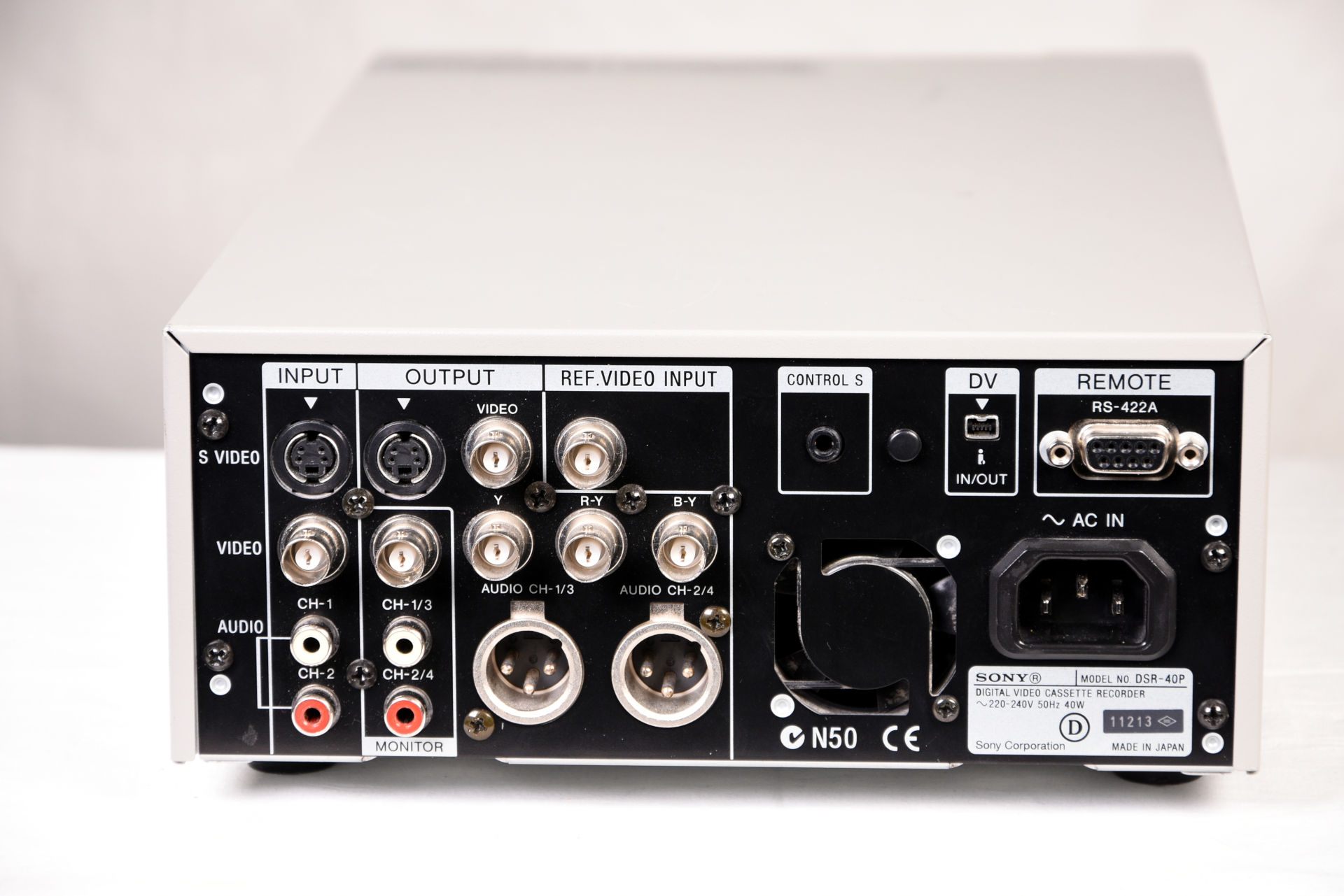 Sony DSR-40P DVCAM Recorder – Gearwise – AV & Stage Equipment