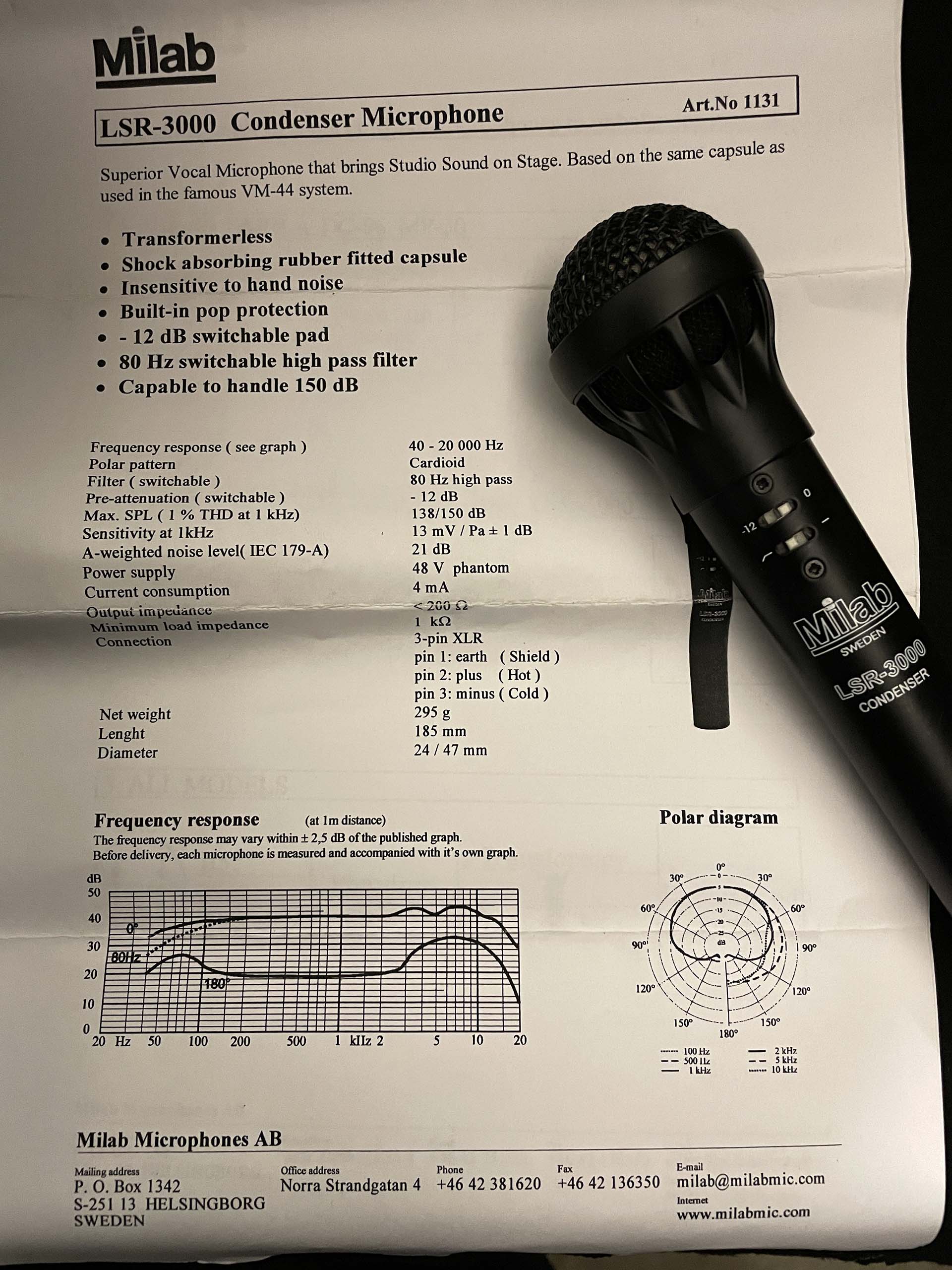 Milab LSR-3000 – Gearwise – AV & Stage Equipment