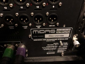 Midas Pro1 system package – Gearwise – AV & Stage Equipment