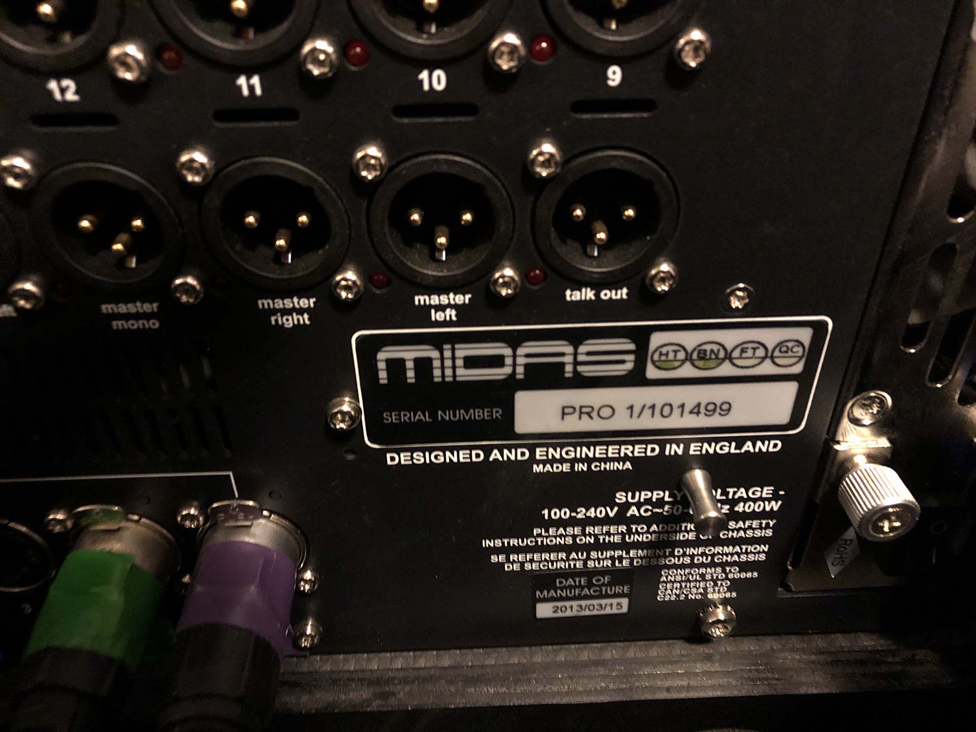 Midas Pro1 system package – Buy from Gearwise – AV & Stage Equipment