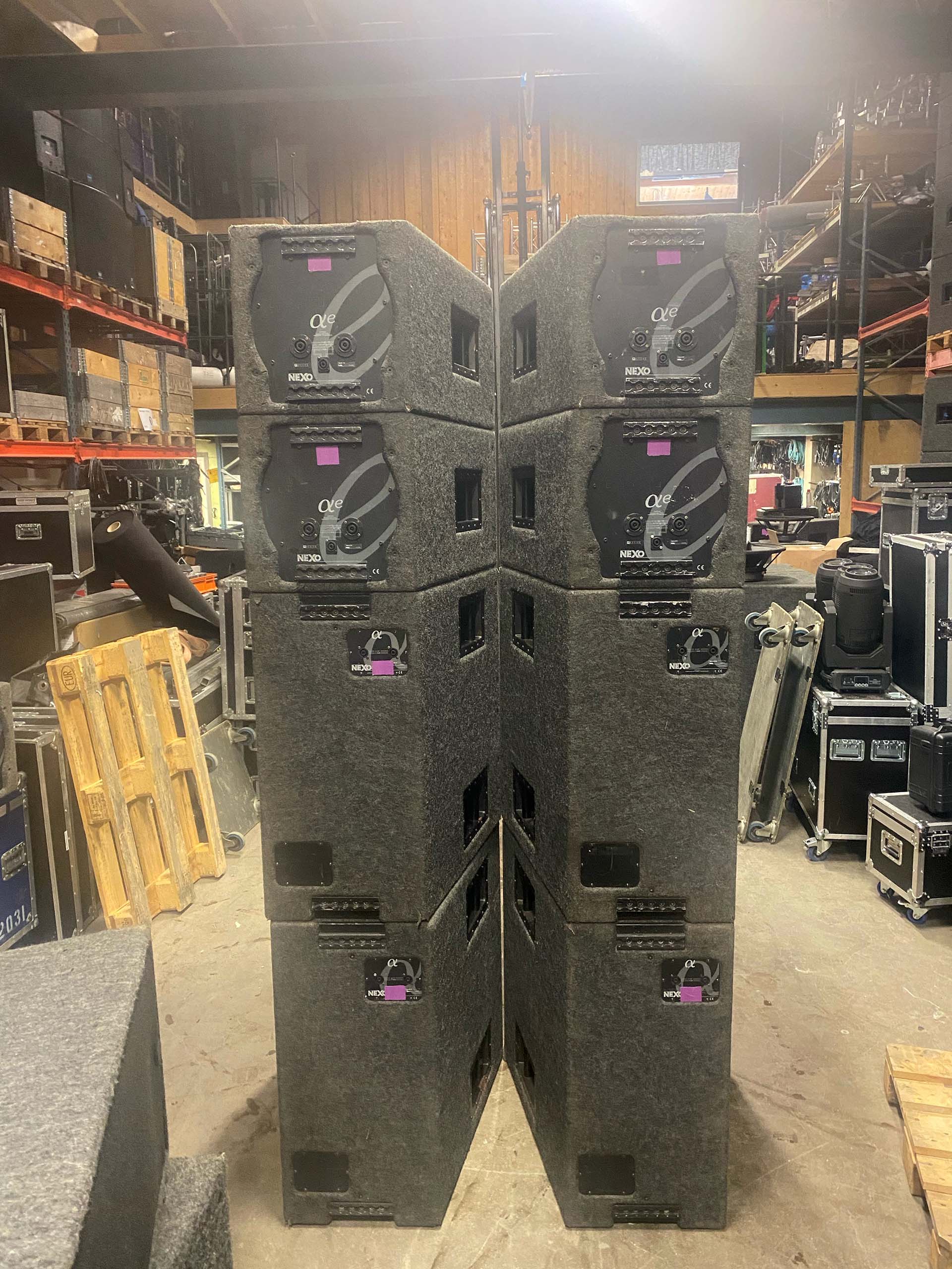 Nexo Alpha-E package – Gearwise – AV & Stage Equipment