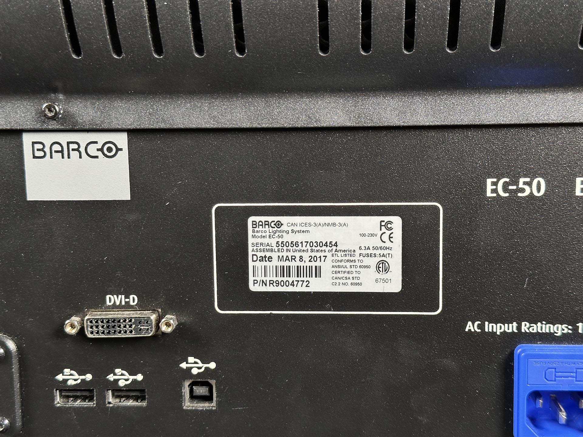Barco EC-50 Event Controller – Gearwise – AV & Stage Equipment